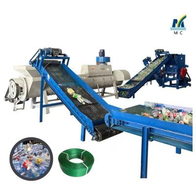 China Waste PET Bottle Washing Recycling Line 300-2000 kg/h with Drying Machine for sale