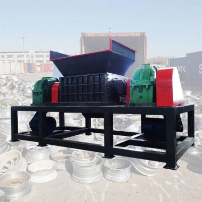 China Twin Shaft Shredder Machine for Recycling Old Household Appliances 10-200mm Output Customizable for sale