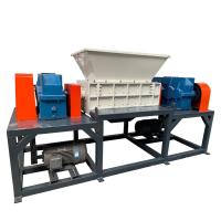 China Double Shaft Shredder 7.5-220KW for Metal Plastic Wood Waste Recycling Customizable for sale
