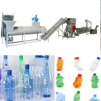 China 8000 kg/h PET Bottle Hot Wash Recycling Line for Plastic Flake Production for sale