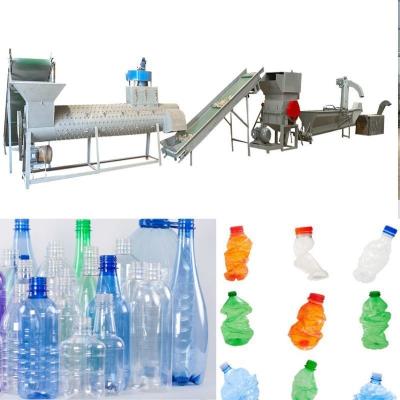 China 8000 kg/h PET Bottle Hot Wash Recycling Line for Plastic Flake Production for sale