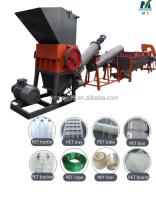 China PET Plastic Bottle Crushing Washing Drying Recycling Line 300-2000kg/h for sale