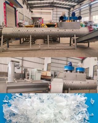 China 175kw PET Bottle Recycling Washing Machine Line 300-2000kg/h Capacity for sale