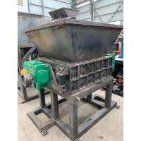 China Small Double Hob Barrel Spare Part Double-Shaft Shredder 300mm Blade Diameter 80rpm for Film Woven Bag Recycling for sale