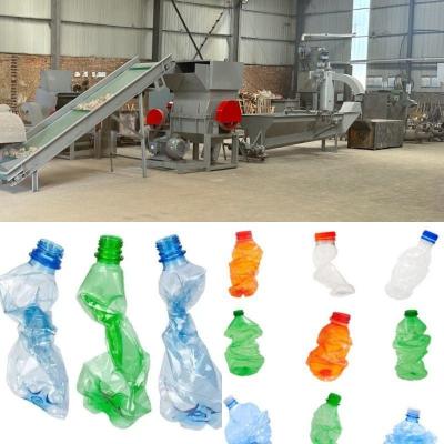 China HDPE PE PP Bottle Crusher Recycling Plant Washing Machine 300-2000kg/h for sale