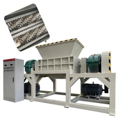 China MCSG-1000 Industrial Double Roller Shredder 30kW 2-3t/h Waste Crusher for Films Bags for sale