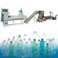 China 2000kg/hr PET Bottle Recycling Washing Machine Line Plastic Flake Washing System for sale
