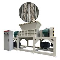 China Double Roller Roll Chop Scrap Materials Double-Shaft Shredder for Plastic Type PVC for sale
