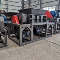 China Double Shaft Shredder 300mm Blade Diameter 30-90mm Screen for Soft Plastic Film Woven Bag for sale