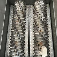 China Double Shaft Shredder 300mm Blade Diameter 30-90mm Screen for Soft Plastic Film Woven Bag for sale