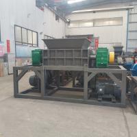 China Double Shaft Shredder 300mm Blade Diameter 30-90mm Screen for Soft Plastic Film Woven Bag for sale