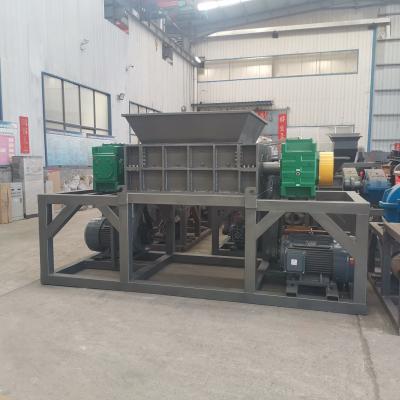 China Competitive PP PE Pet Plastic Bottle Film Double Shaft Roller Shredder Return refunds for sale
