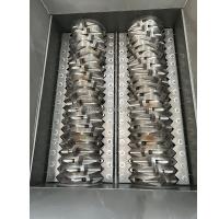 China Industrial Twin Shaft Plastic Shredder 300mm Blade Diameter 80rpm for Films Bags for sale