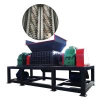 China Industrial Twin Shaft Plastic Shredder 300mm Blade Diameter 80rpm for Films Bags for sale