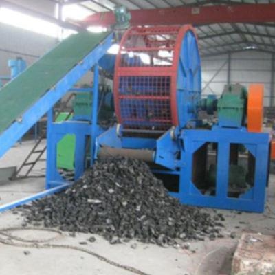 China Double Shaft Shredder 50-200mm Blocks for Waste Rubber Tyre Recycling 37-220kW for sale