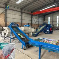 China PET Crushing Cleaning Drying Machine Plastic Washing Line 800kg/h Capacity for sale