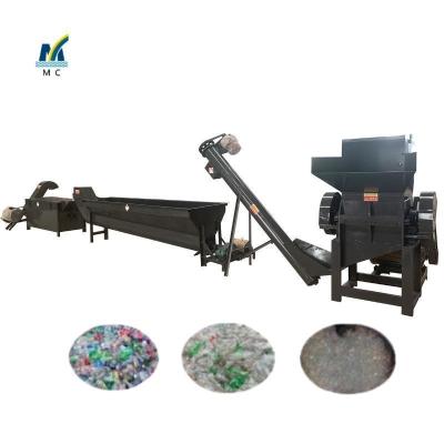 China PET Plastic Bottle Recycling Machine Line 300-2000kg/h Washing Crushing Granulating for sale