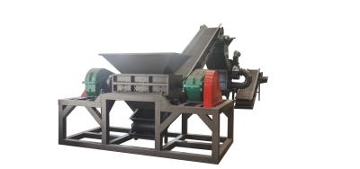 China Industrial Twin Shaft Shredder 7.5-220KW for Plastic Metal Wood Waste Recycling for sale