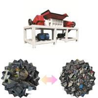China Industrial Double Shaft Shredder 7.5-220KW SKD-11 Blades for Plastic Metal Wood Furniture Recycling for sale