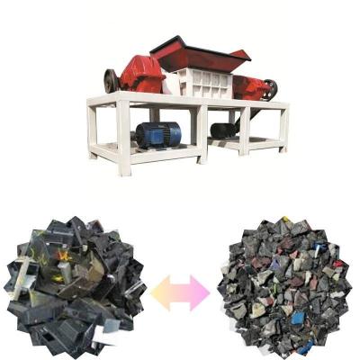 China Industrial Double Shaft Shredder 7.5-220KW SKD-11 Blades for Plastic Metal Wood Furniture Recycling for sale