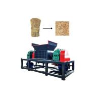 China Industrial Double Shaft Shredder 7.5-220KW SKD-11 Blades for Plastic Metal Wood Furniture Recycling for sale
