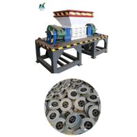 China Industrial Double Shaft Shredder 7.5-220KW SKD-11 Blades for Plastic Metal Wood Furniture Recycling for sale