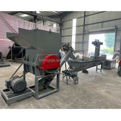 China Industrial PET Plastic Washing Line 300-2000kg/h Bottle Crushing Recycling Machine for sale