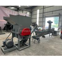 China Waste PET Bottle Plastic Recycling Washing Line 300-2000 kg/h Single Screw for sale