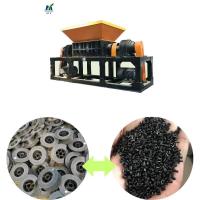 China Double Shaft Shredder for Rubber Glass Bottle Recycling 7.5-220KW 300-2200mm Chamber for sale