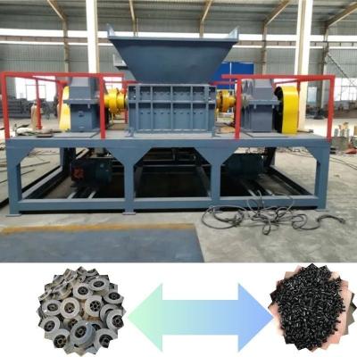 China Double Shaft Scrap Wire Shredders Plastic Crusher Machine for Waste Textile Shredding for sale