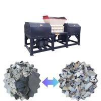 China Double Shaft Scrap Wire Shredders Plastic Crusher Machine for Waste Textile Shredding for sale