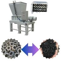 China Powerful Plastic Shredding Machine Industrial Scrap Leather Double Shaft Shredder for sale