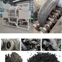 China Industrial Double Shaft Tire Shredder 50-200mm Output 15-220kw for Car Truck Rubber Recycling for sale
