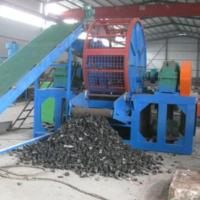 China Double Shaft Waste Tire Shredder 50-200mm Output 15-220kw for Recycling for sale