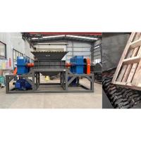 China CE Certified Twin Shaft Wood Chipper Shredder 7.5-220KW for Waste Wood Recycling for sale