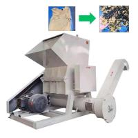 China Industrial Plastic Crusher Machine 300-5000kg/h Textile Woven Bag Polyester Fabric Shredder Nylon Waste Crusher for sale