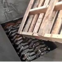 China Electric Wood Board Shredder Machine Double Shaft 7.5-220KW Customizable Shredding Chamber 300-2200mm for sale
