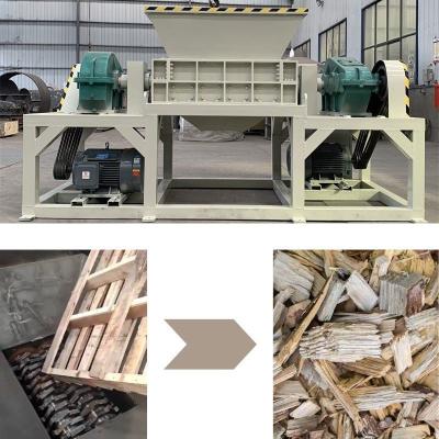 China 3600x2000x2200mm Double Shaft Shredder for Scrap Cardboard and Waste Wood Pallet for sale