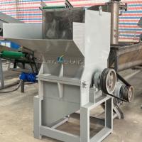 China Customization 6 Rotating Blades High Output Crusher for Plastic Bottle Blue Barrel for sale