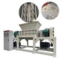 China Industrial Dual Shaft Foam Shredder Machine 300mm Blade Diameter 80rpm for Film Waste for sale