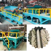 China 1700x1000x1600mm ABS Plastic Dual Hob Shredder Machine for Waste Cotton Clothes 80rpm for sale