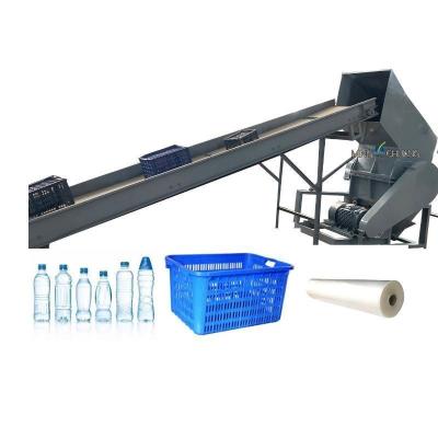 China PET Plastic Washing Line Crusher Production Line 8600kg Capacity for Film Rubber Sheets for sale