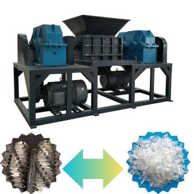 China Double Hob Shredder Machine for Soft Materials 300mm Blade Diameter 80rpm Rotary Speed for sale