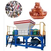 China Double Shaft Shredder 22-110kW Twin Roller Scrap Metal Shredding Machine 1-20t/h for sale
