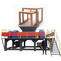 China MCS-1600 Double Shaft Wood Shredder 90KW for Cardboard Garden Waste and Roots for sale