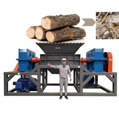 China Double Shaft Wood Shredder Crusher 7.5-220KW for Recycling Customizable Blade Diameter 170-800mm for sale