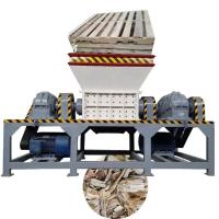 China Twin Shaft Shredder 7.5-220KW for Cardboard Paper Wood Waste Recycling for sale