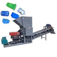 China 700kg Capacity Portable Mobile Diesel Powered Plastic Crusher Machine for sale