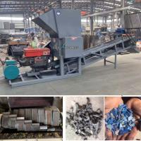 China 700kg Capacity Portable Mobile Diesel Powered Plastic Crusher Machine for sale