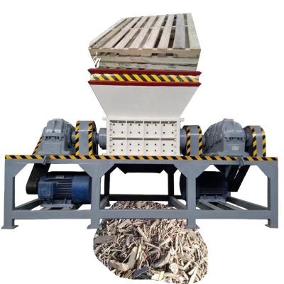 China Industrial Double Shaft Shredder 7.5-220KW for Garden Waste Wood Metal Plastic Recycling for sale